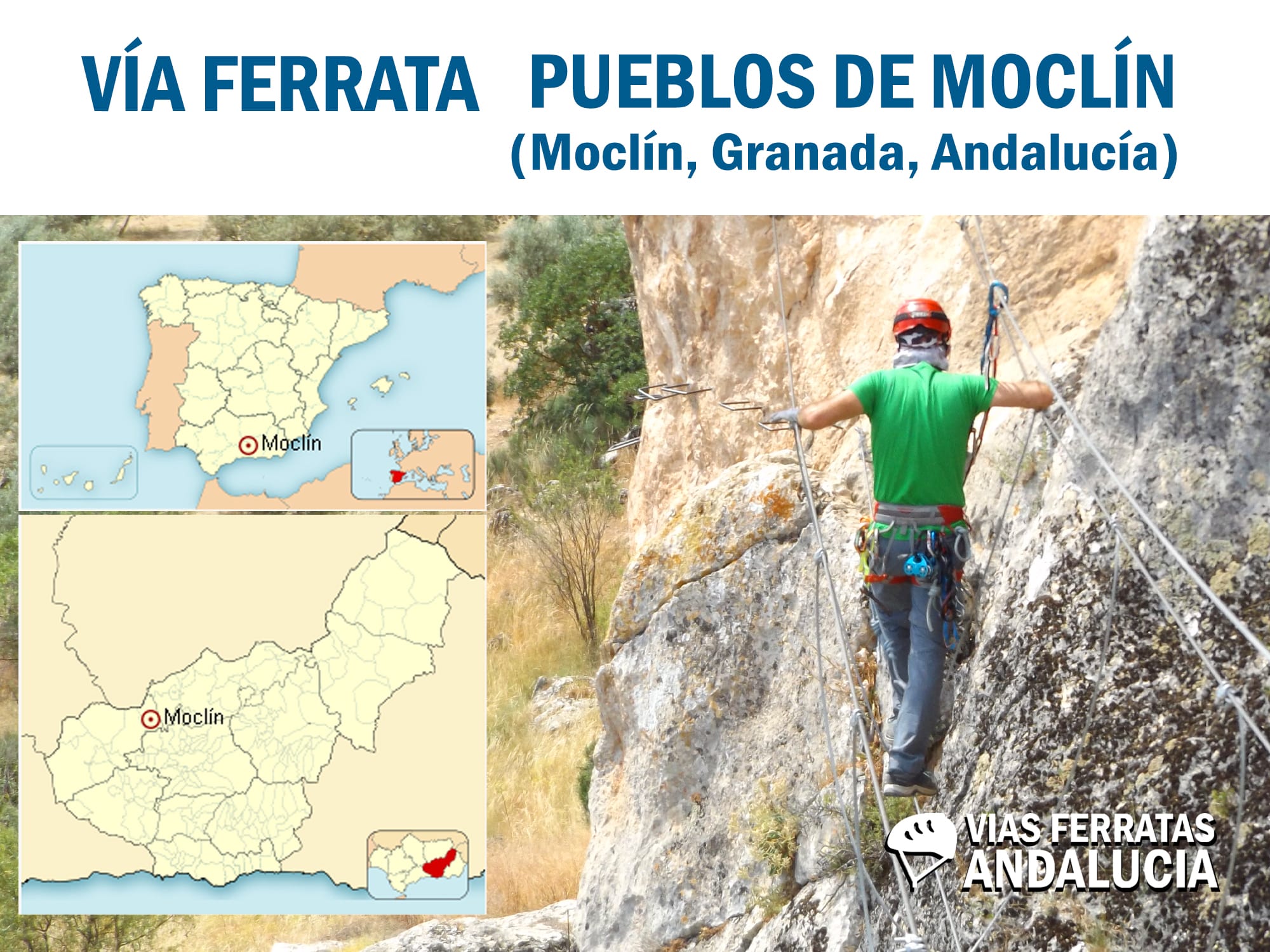 Vía Ferrata PUEBLOS de MOCLÍN ★ Aventura 2024